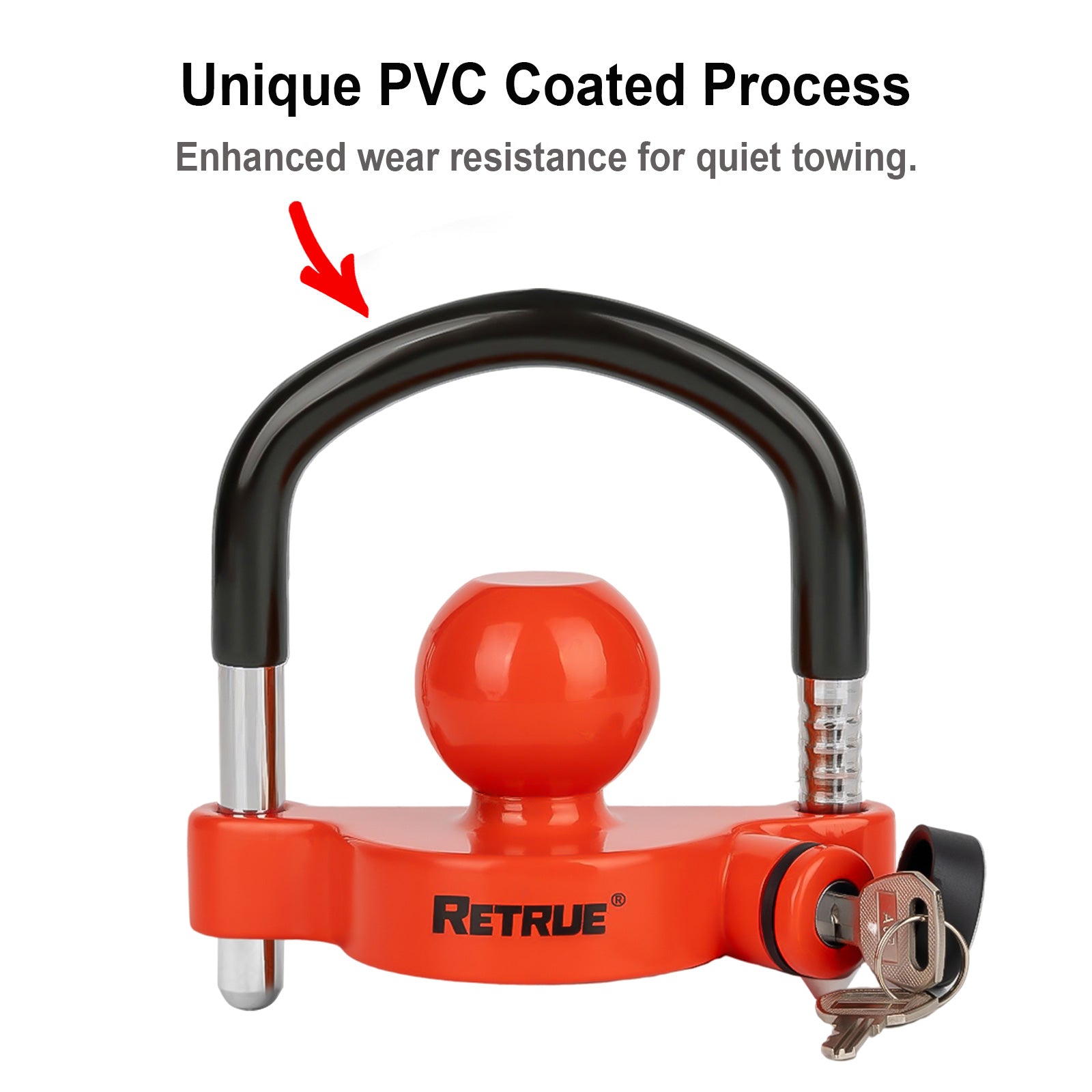 Universal Coupler Lock for Caravan Trailer Hitch - Enhanced Security T ...