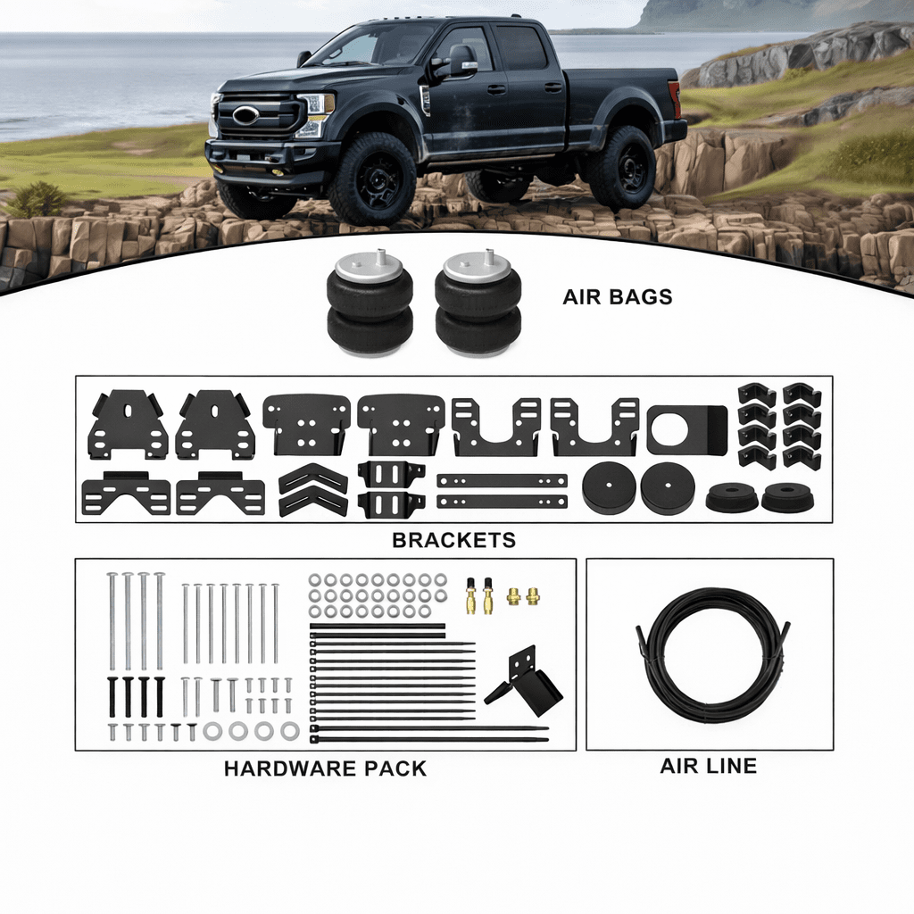 RETRUE RideHelper™ Air Suspension Kit for 2017-2026 Ford F-250 F-350 ...
