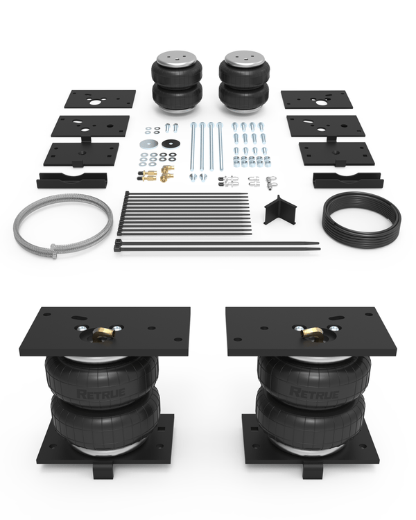 RideHelper™ Air Suspension Kit | No-Drill Helper Springs for Towing ...